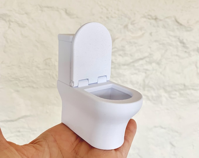 Dollhouse Miniature Toilet - Etsy