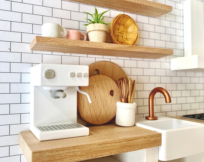 Dollhouse Miniature Coffee Machine - Etsy