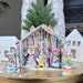 Nativity Set Handmade Decor – Colorful Recycled Paper Christmas Display ...