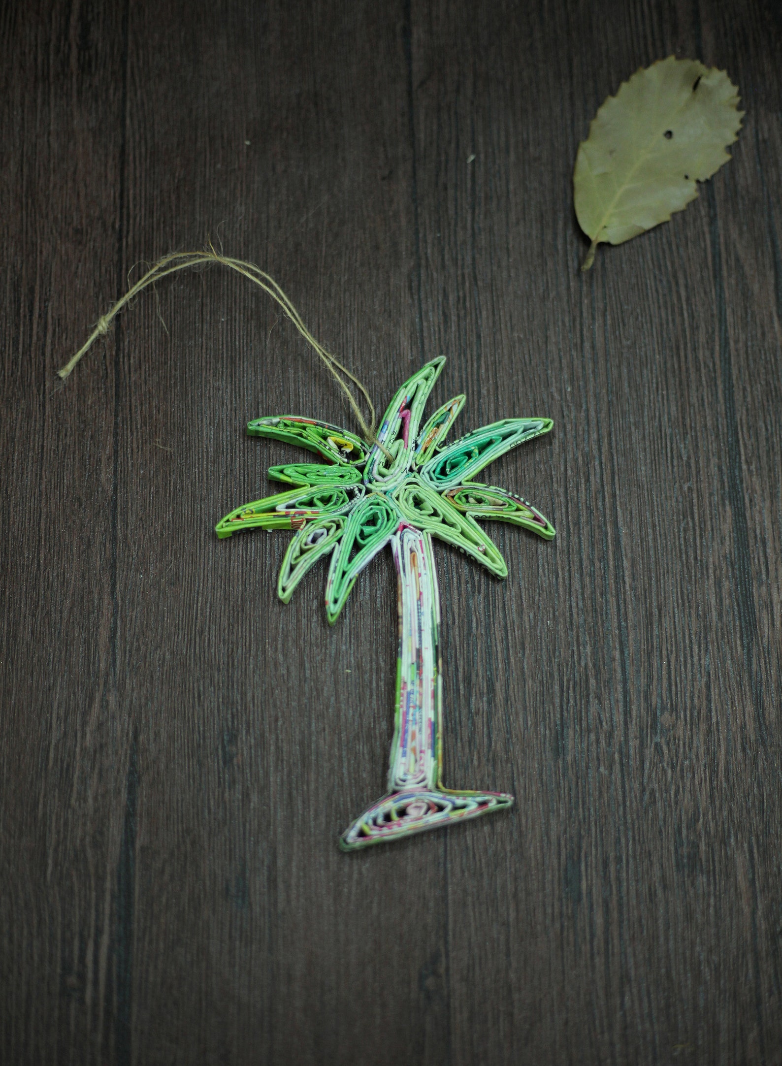 Handmade Palm Tree Ornament Recycled Paper Palm Tree | Etsy