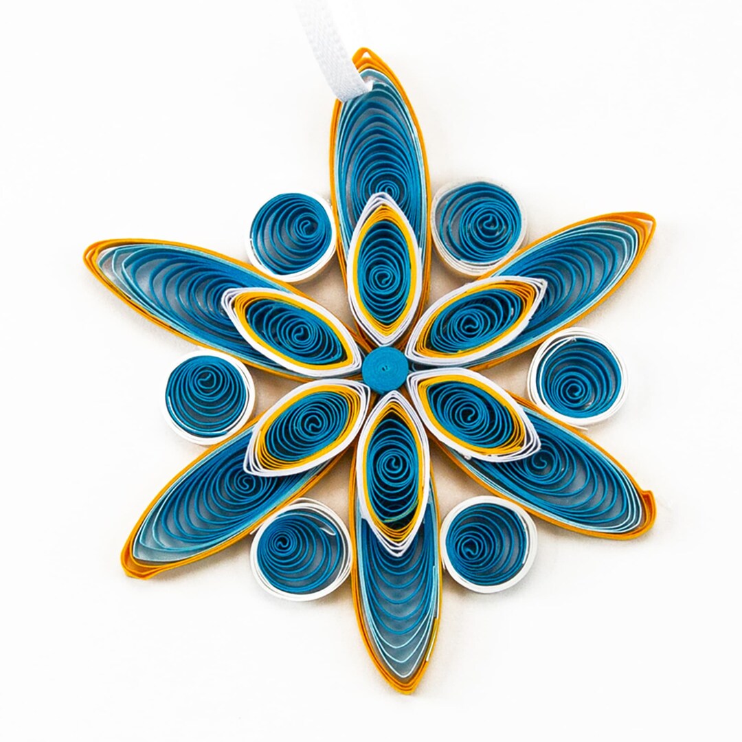 Snowflake Handmade Ornament – Eco-friendly Paper Christmas Gift and ...