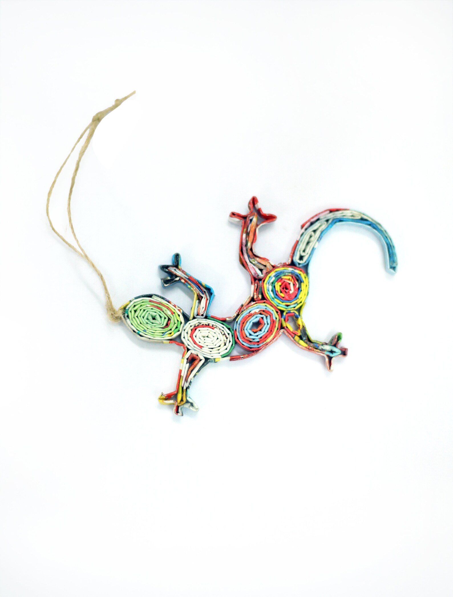 Handmade Gecko Paper Ornament | Etsy