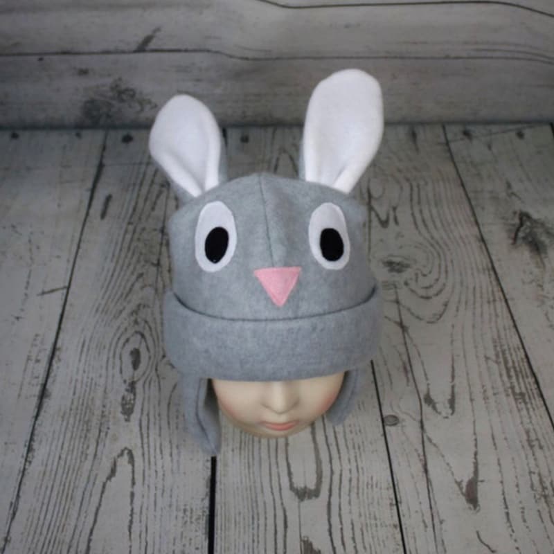 Bunny Fleece Hat - Etsy
