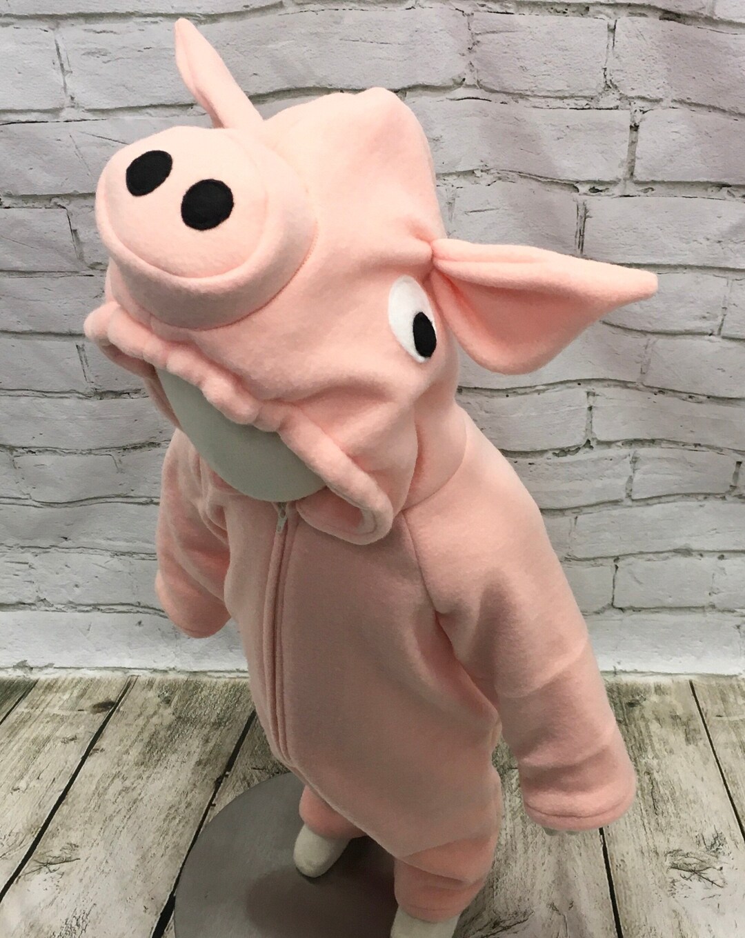 Pig Fleece Toddler Costume, Realistic Pig Halloween Costume, Farm ...