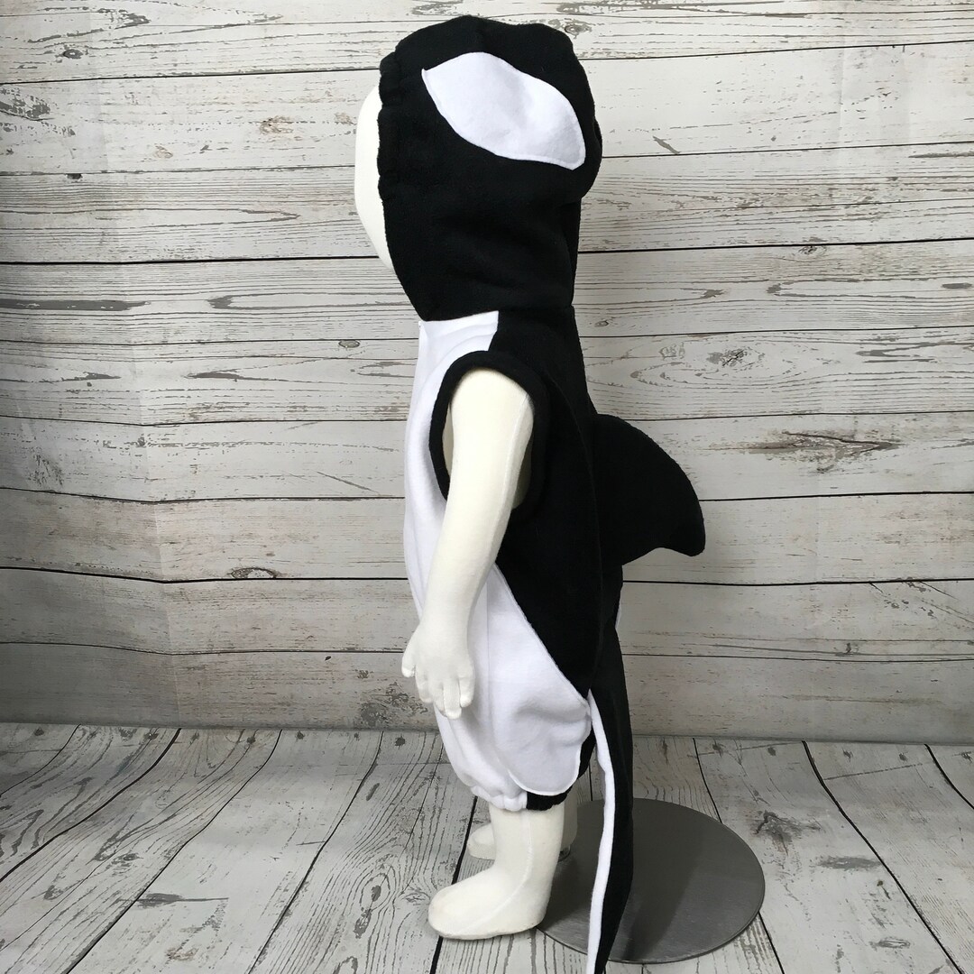 Orca Fleece Baby Romper, Killer Whale Baby Romper, Ocean Themed Baby ...