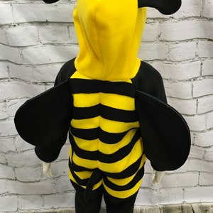 Bumblebee Fleece Toddler Costume, Bumblebee Kids Outfit, Bee Child ...
