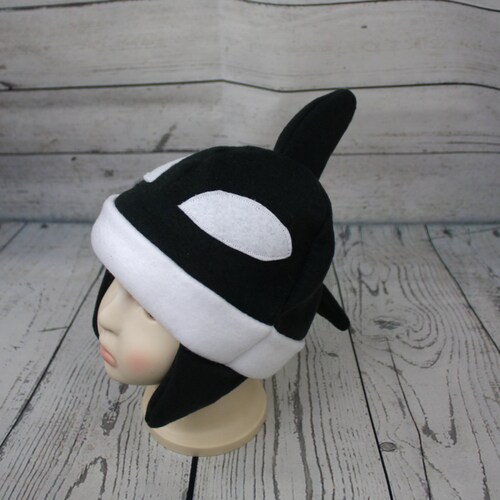 Adult and Kids Killer Whale Fleece Hat Orca Kids Hat Fleece - Etsy