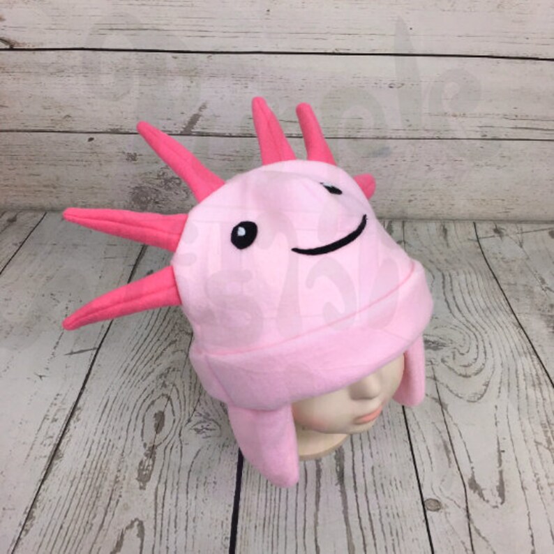 Kids and Adult Size Axolotl Fleece Hat Axolotl Gift kids - Etsy