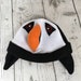 Adult and Kids Puffin Fleece Hat, Baby Puffin Hat, Child Puffin Hat ...