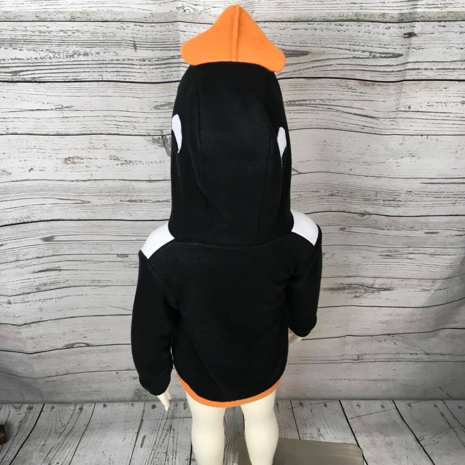 Fleece Penguin Toddler Sweatshirt Hooded Penguin Sweatshirt - Etsy