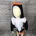 Fleece Penguin Toddler Sweatshirt Hooded Penguin Sweatshirt - Etsy