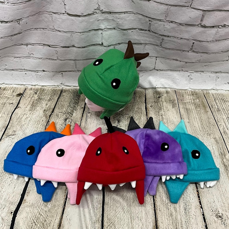 Kids Dinosaur Caps - Etsy