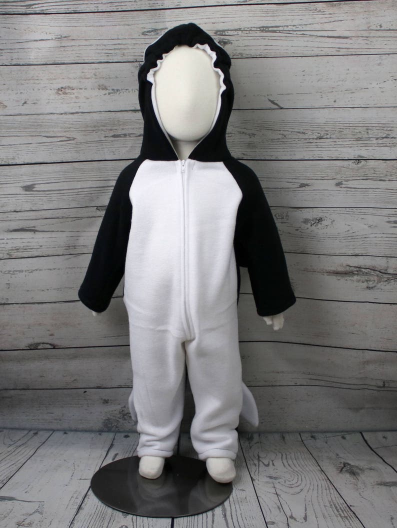 Orca Fleece Adult Costume, Killer Whale Costume, Adult Size Whale ...