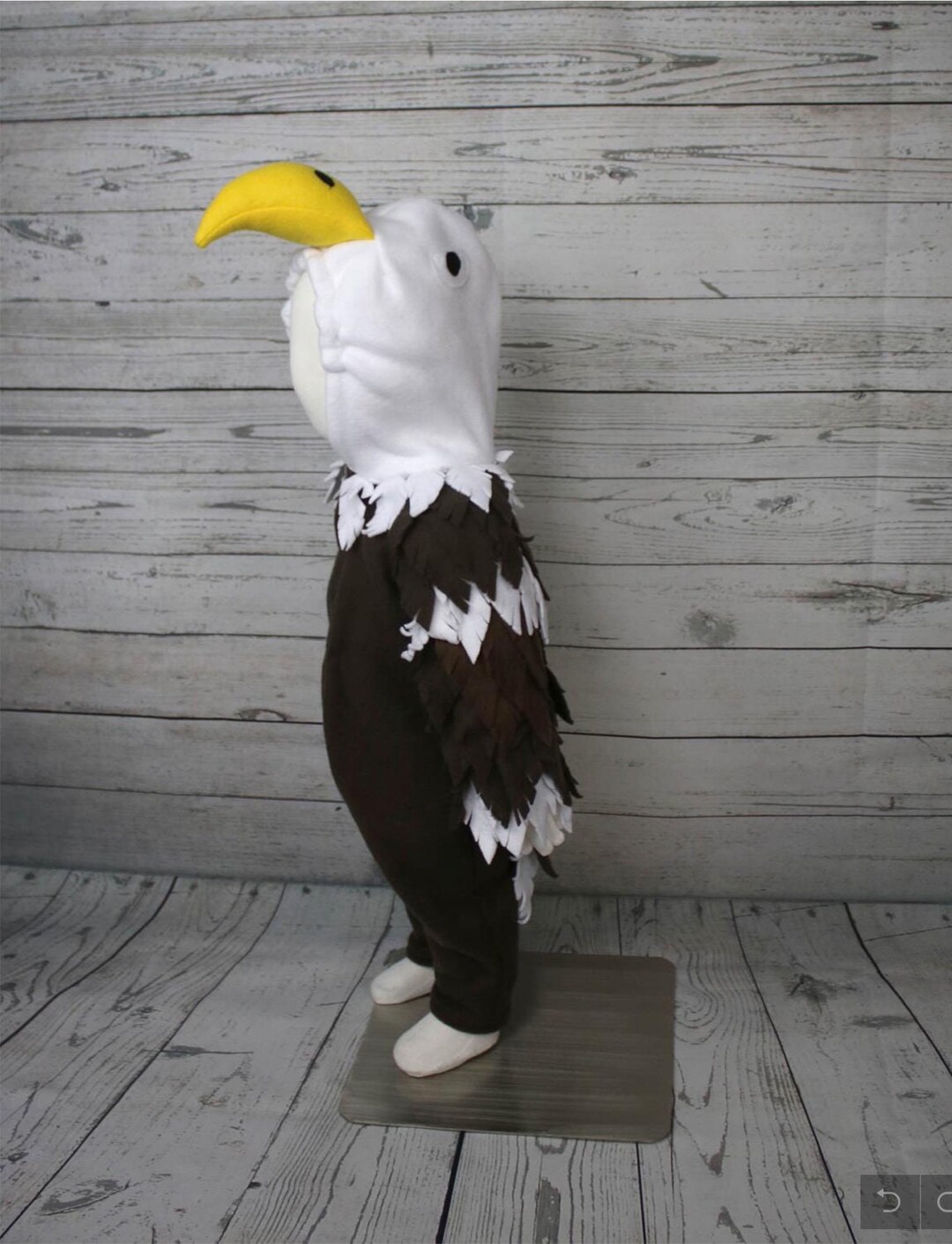 Bald Eagle Fleece Adult Size Costume, Womans Eagle Costume, Bird Fleece ...