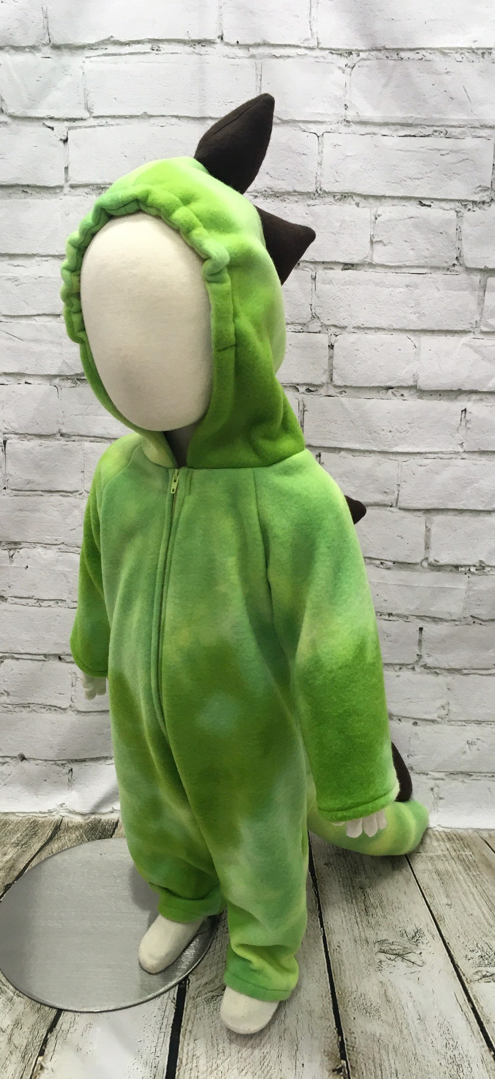 Dinosaur Fleece Baby Costume Dino Baby Outfit Dino Infant - Etsy