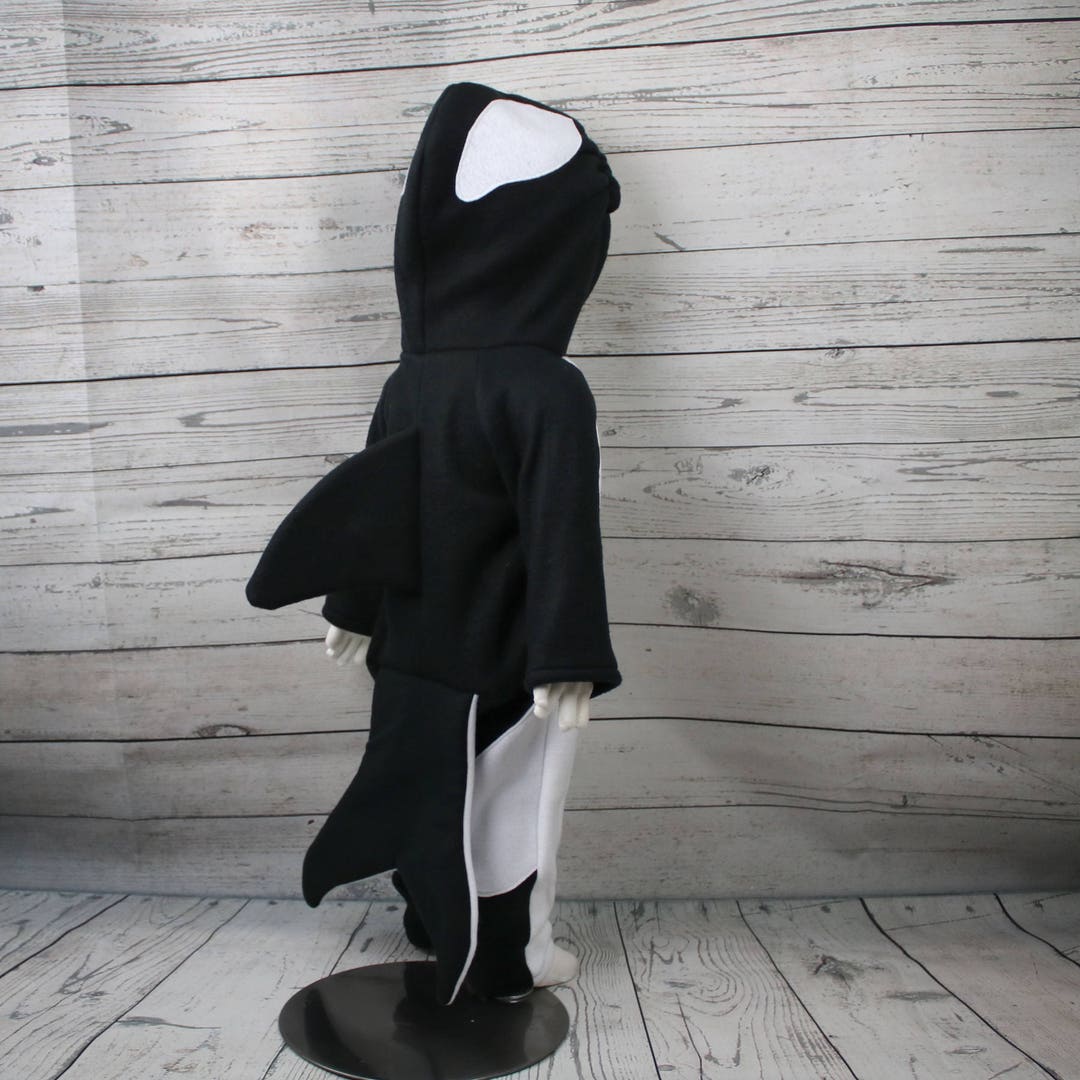 Orca Fleece Toddler Costume, Fleece Killer Whale Costume, Toddler ...