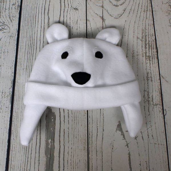 Polar Bear Hat - Etsy