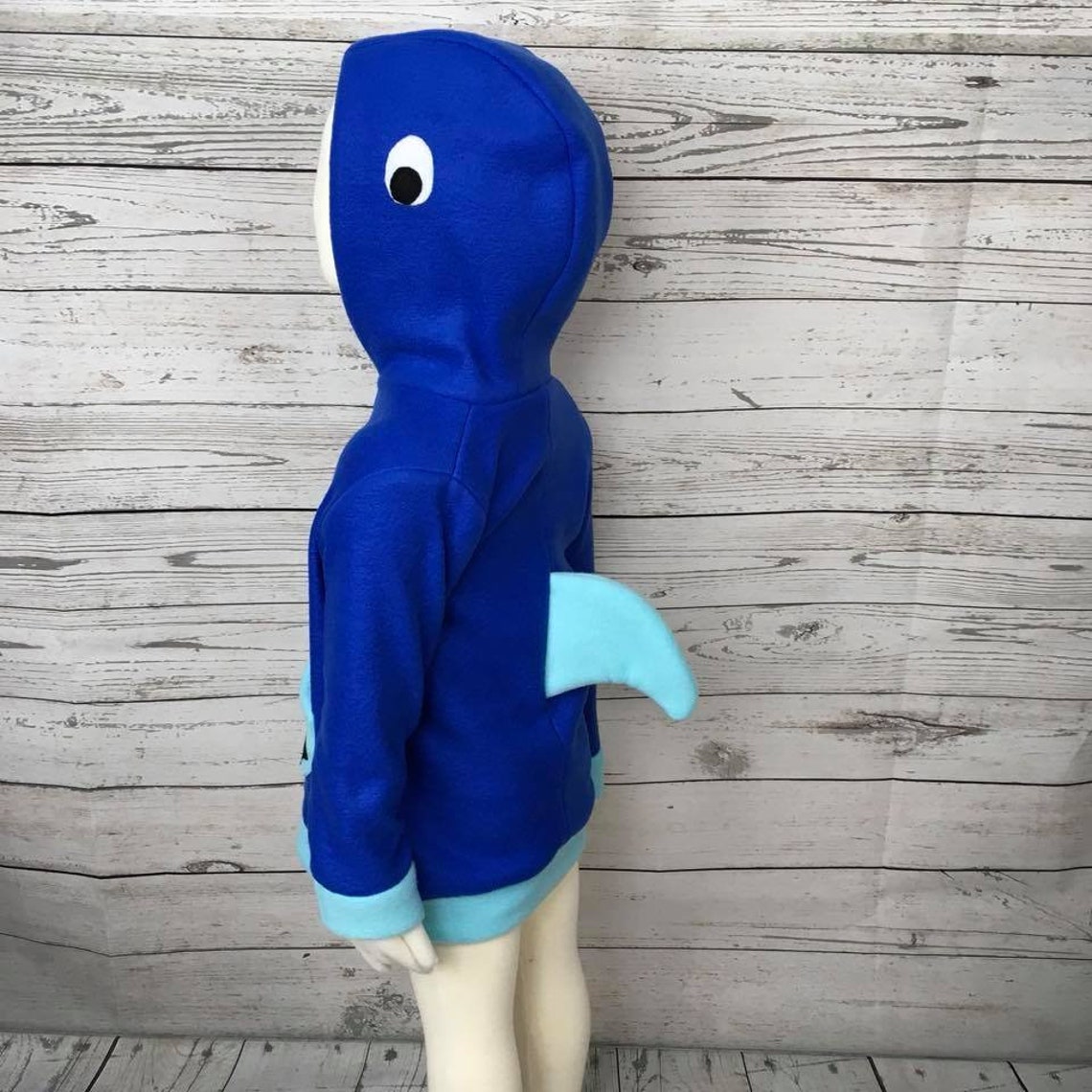 2T-3T Whale Fleece Toddler Sweatshirt Hooded Whale - Etsy