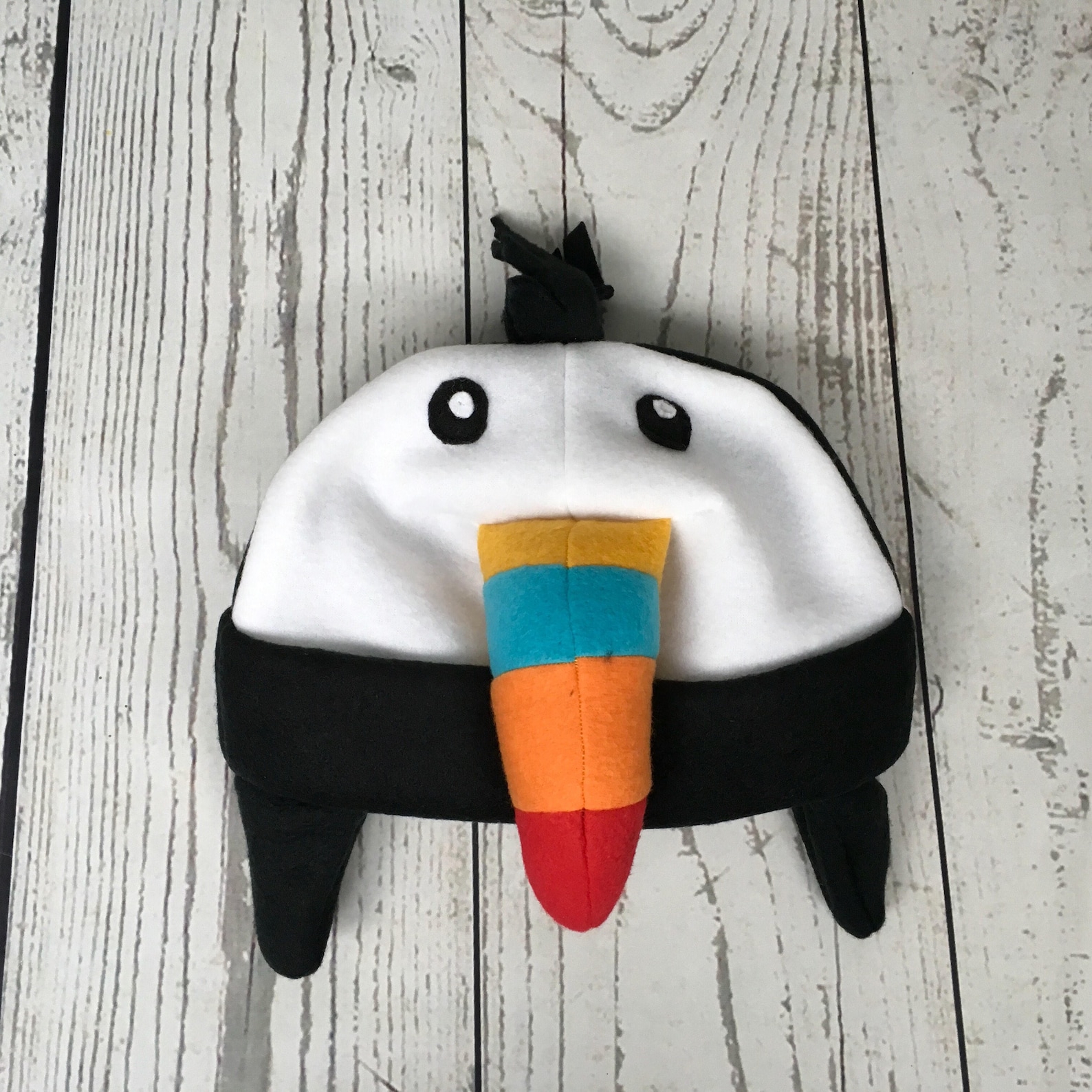 Kids and Adult Toucan Fleece Hat Animal Lovers Hat Bird | Etsy