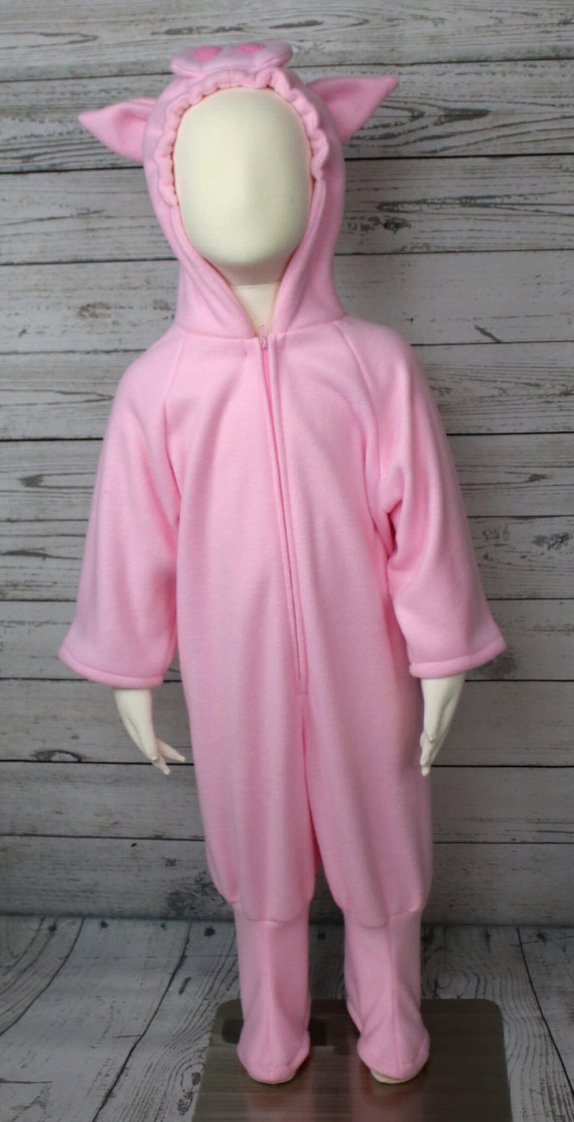 Pig Fleece Adult Size Costume Womans Pig Costume Mens Pig - Etsy
