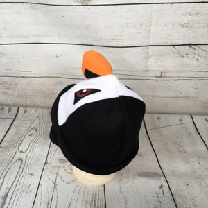 Adult and Kids Puffin Fleece Hat, Baby Puffin Hat, Child Puffin Hat ...