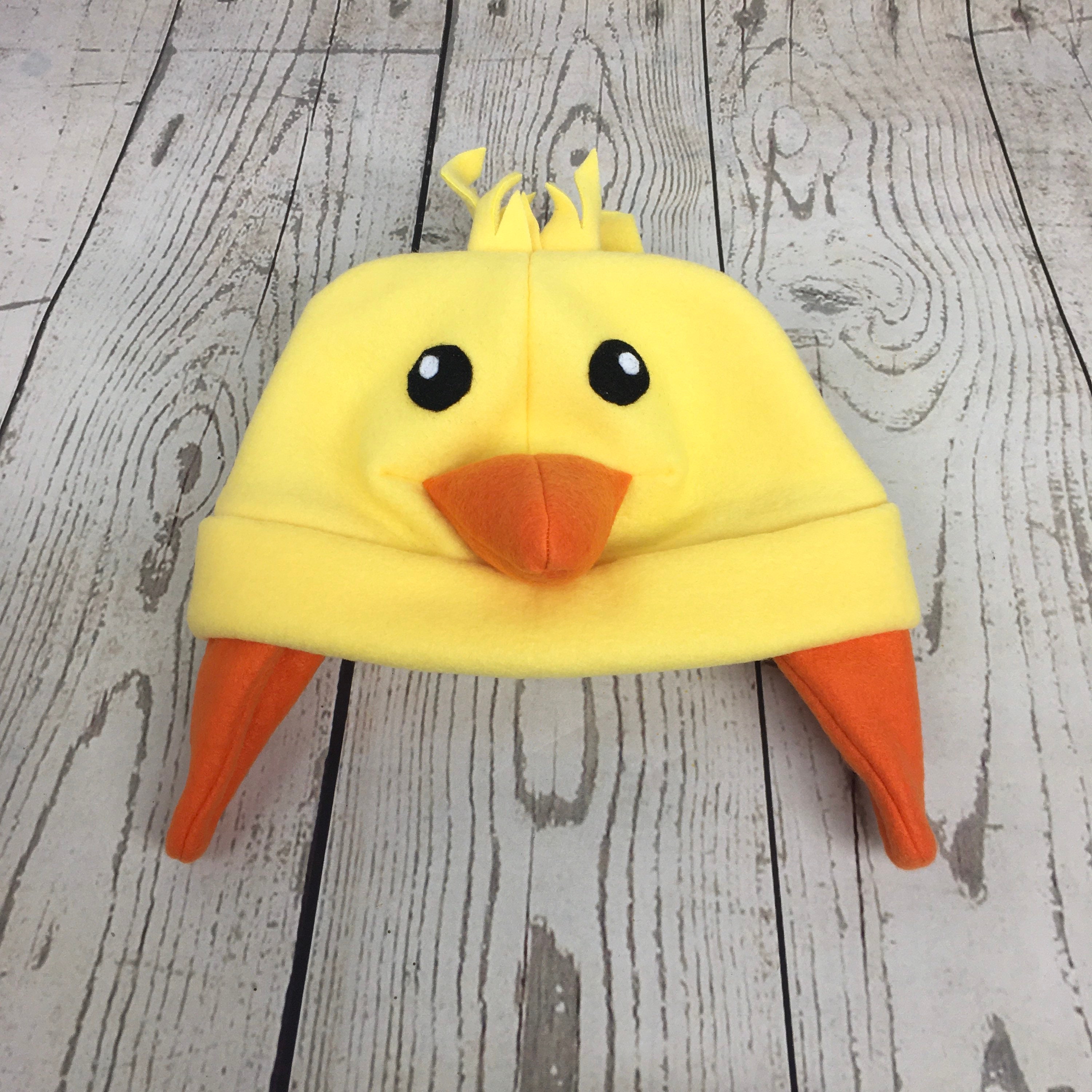 Adult and Kids Duck Fleece Hat Baby Duck Hat Child Duck Hat - Etsy