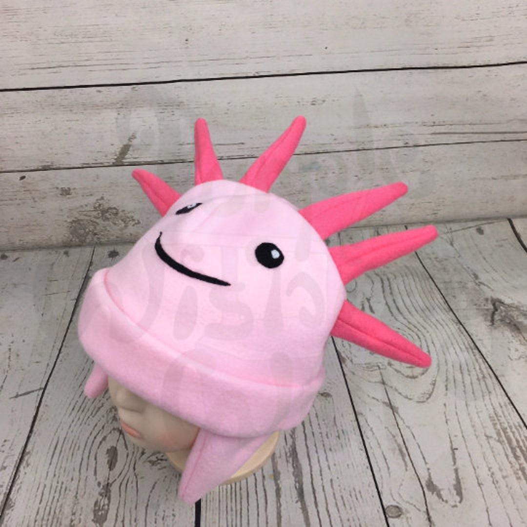 Kids and Adult Size Axolotl Fleece Hat, Axolotl Gift ,kids Winter ...
