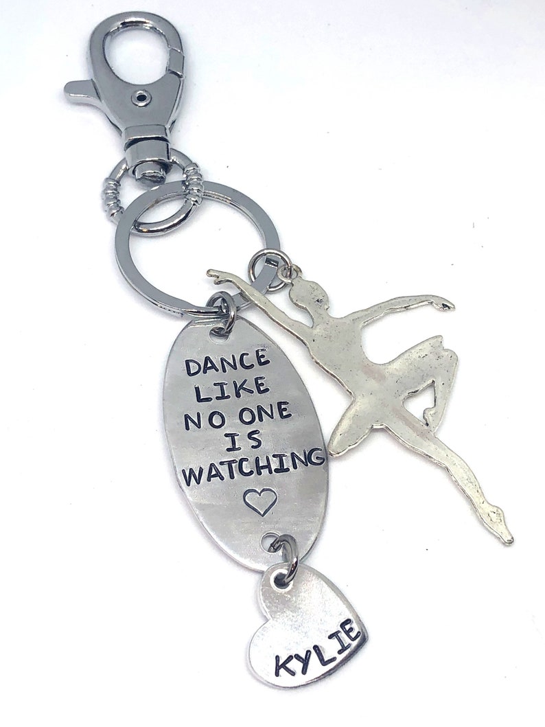 Ballet gift keychain Dance gift keyring Daughter dance | Etsy