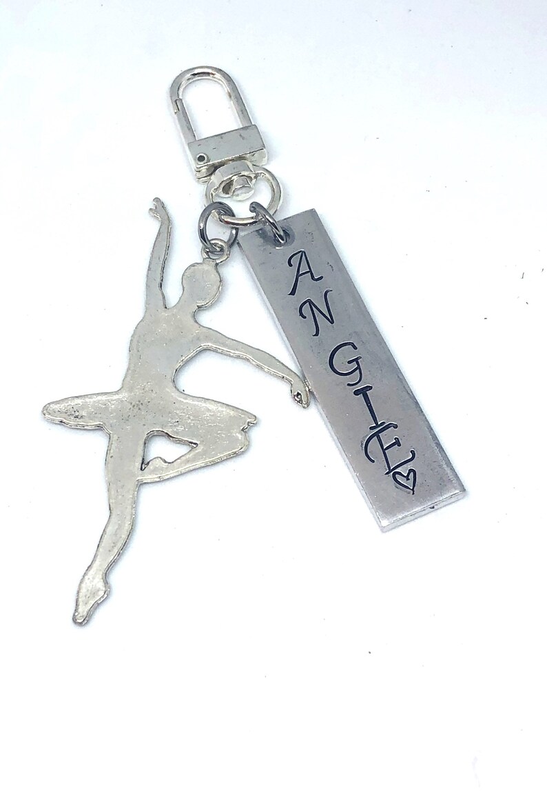 Ballet Keychain Gift Dance Keychain Dance Bag Keyring - Etsy
