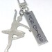 Ballet Keychain Gift, Dance Keychain, Dance Bag Keyring, Daughter Dance ...