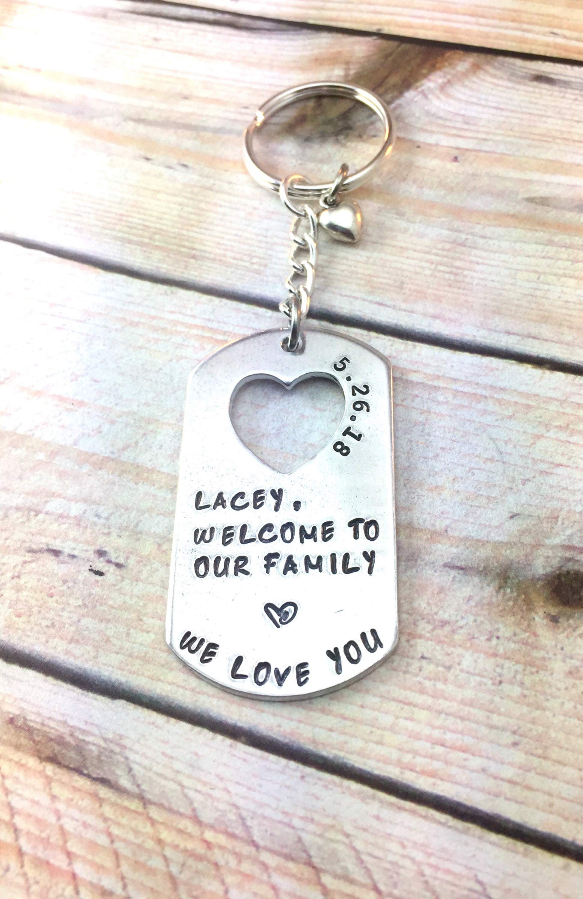 Bride Keychain Personalized Wedding Keychain Gift From | Etsy