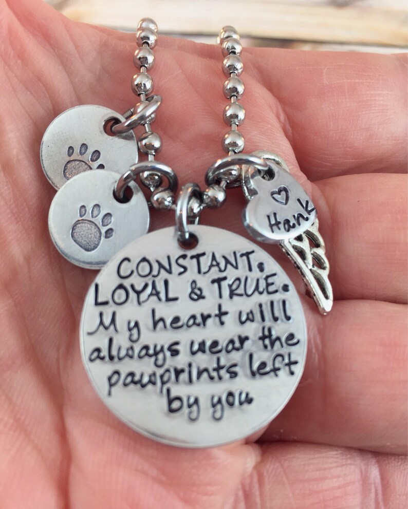 Pet Loss Gift, Pet Memorial Necklace, Pet Loss Necklace, Dog Loss ...