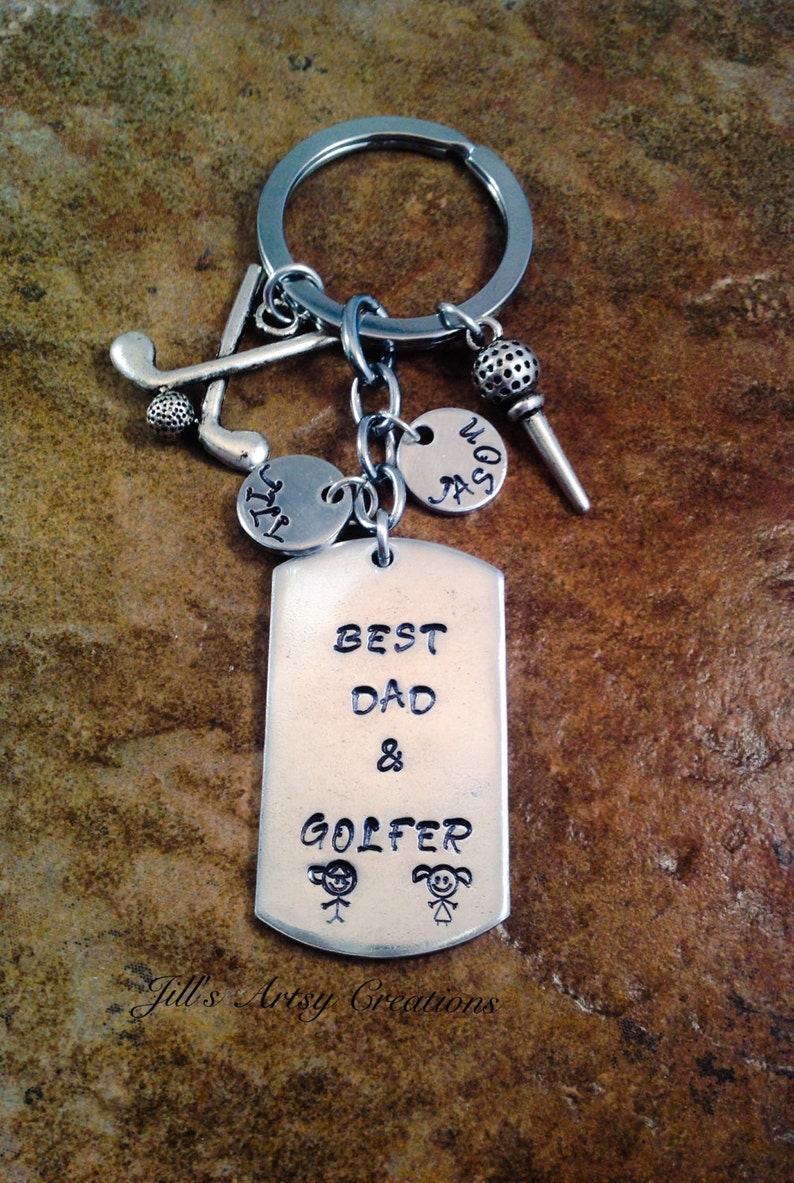 Personalized Dad Keychain Father's Day Keychain Gift for - Etsy