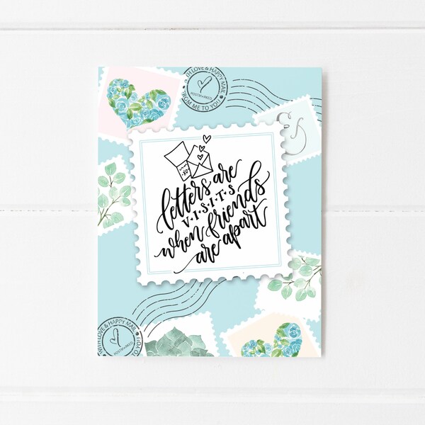Hand Lettered Card - Etsy