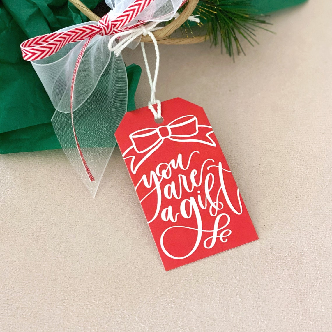 You Are a Gift Mini Gift Tags, Hanging Gift Tag, Christmas Gift Labels ...