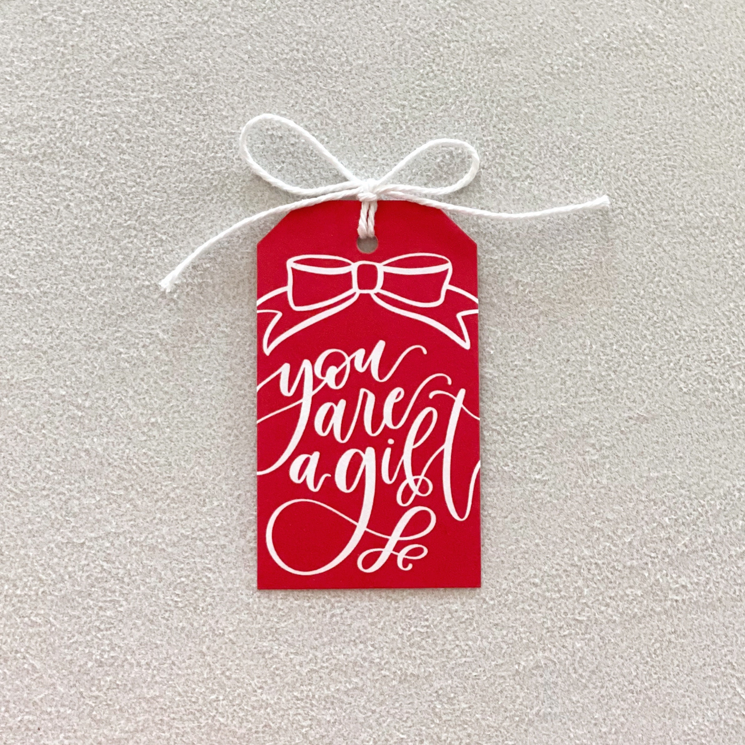 You Are a Gift Mini Gift Tags, Hanging Gift Tag, Christmas Gift Labels ...