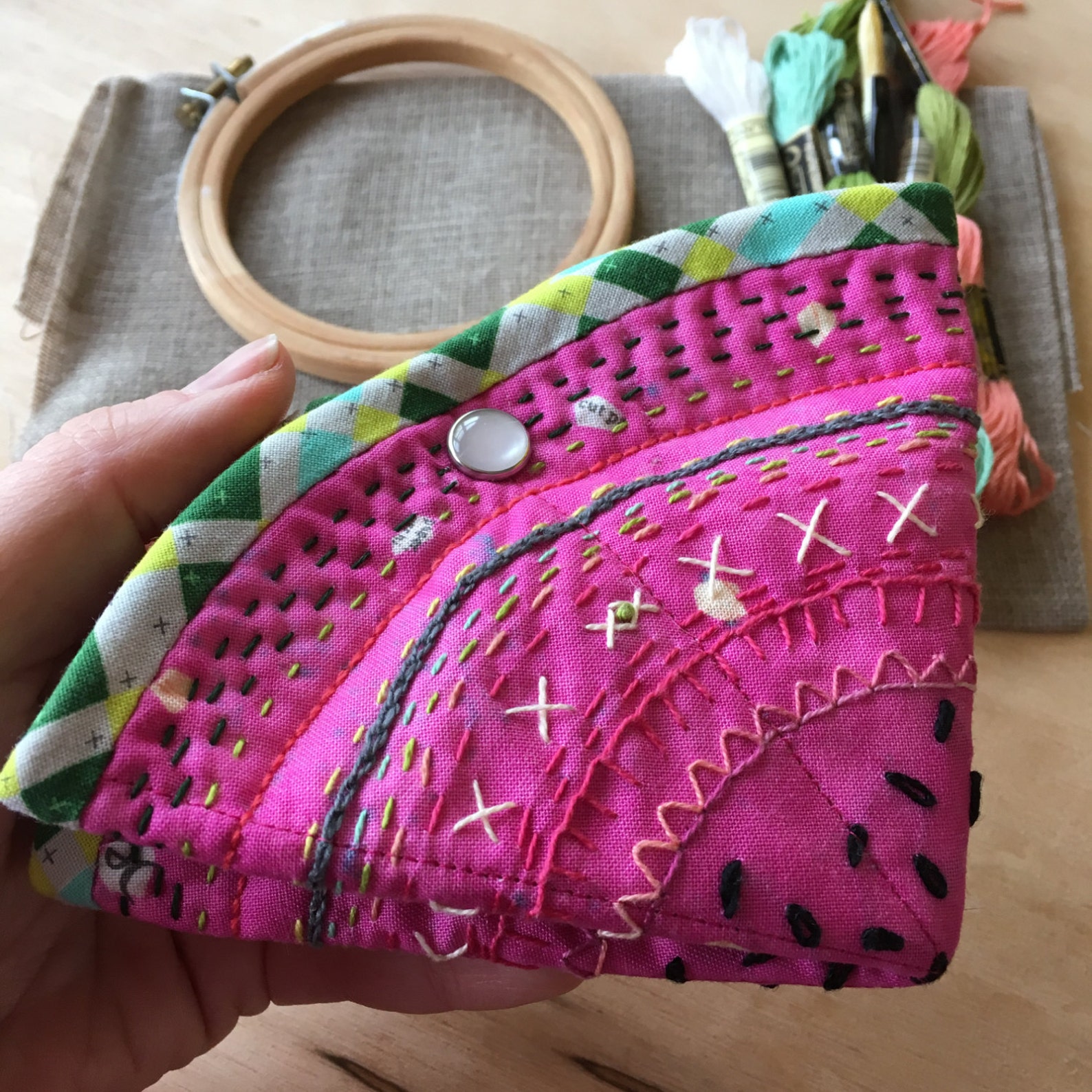 Stitchy Pie Needle Case Pattern - Store and Organise Hand Sewing or ...