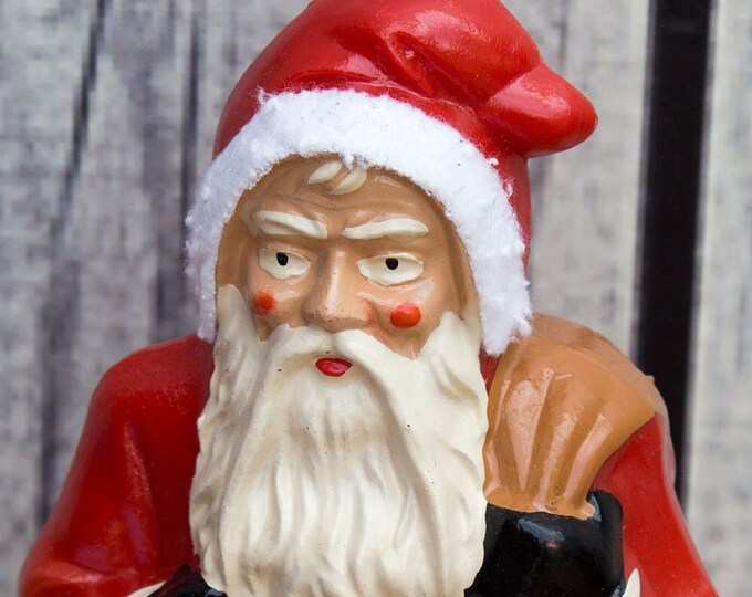 Vintage Authentic Santa Claus Candy Container Christmas Père Noël ...