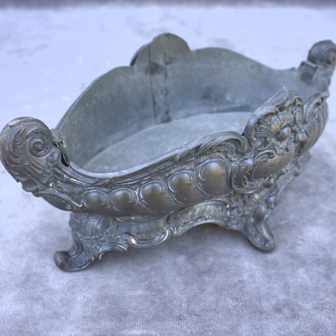 Antique French Jardiniere Rococo Stye With Monogram Planter Napoleon ...