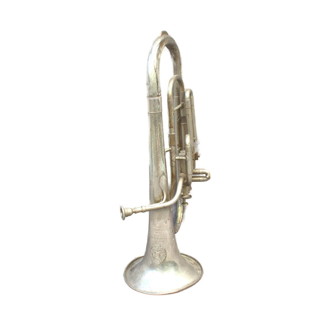 Antique Trumpet Home Decor Mahillon Brand Brussels Belgium European ...
