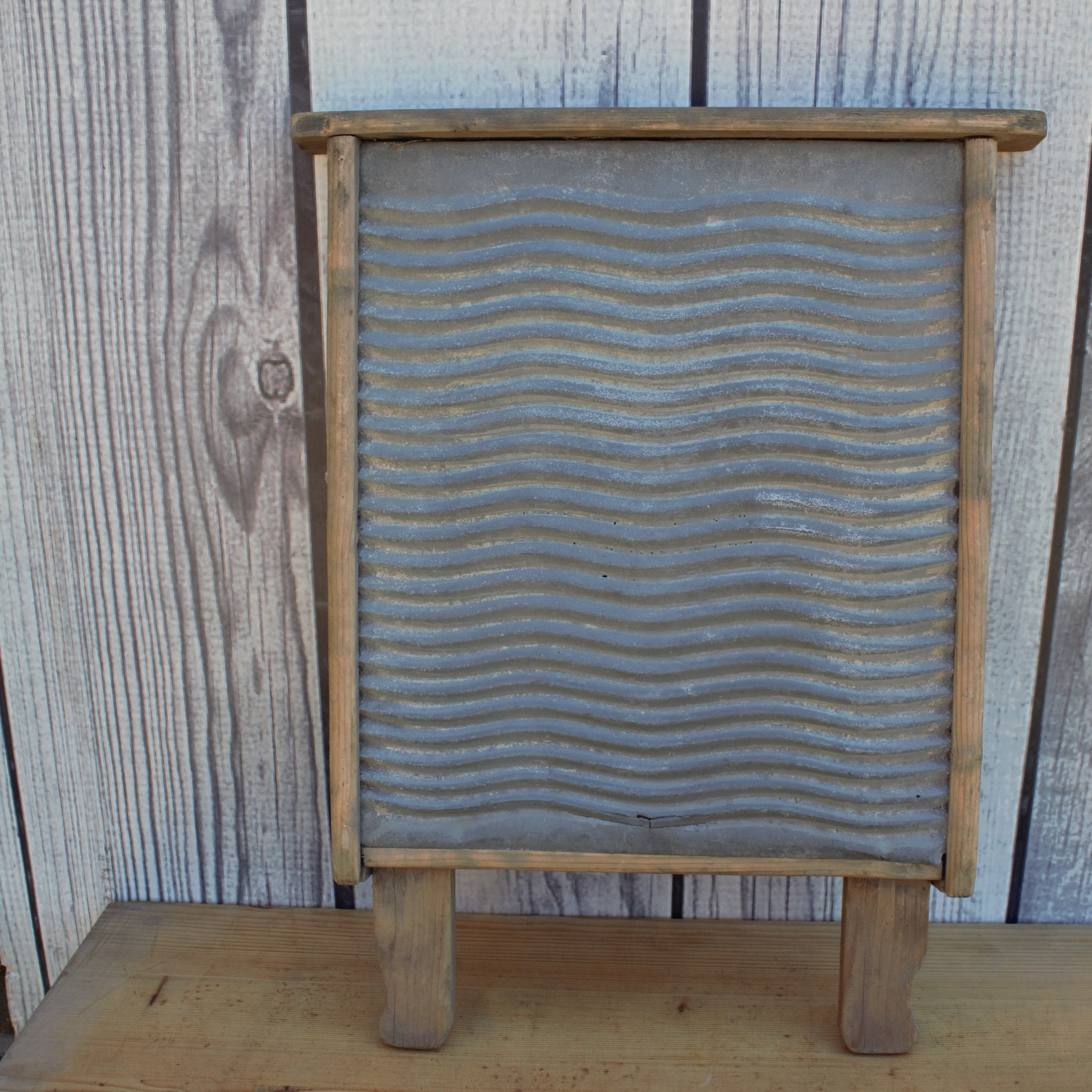 Vintage Washing Board Washboard for Cloting Zinc/ Metal Wood - Etsy