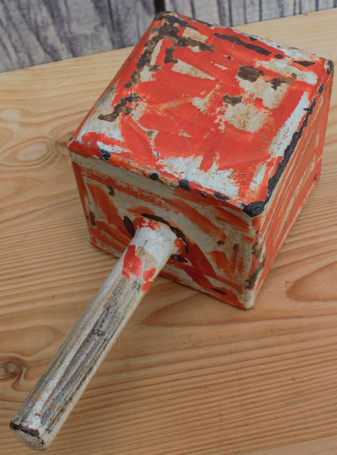 Vintage Metal Rattle Shaker Musical Instrument Authentic Decorative ...