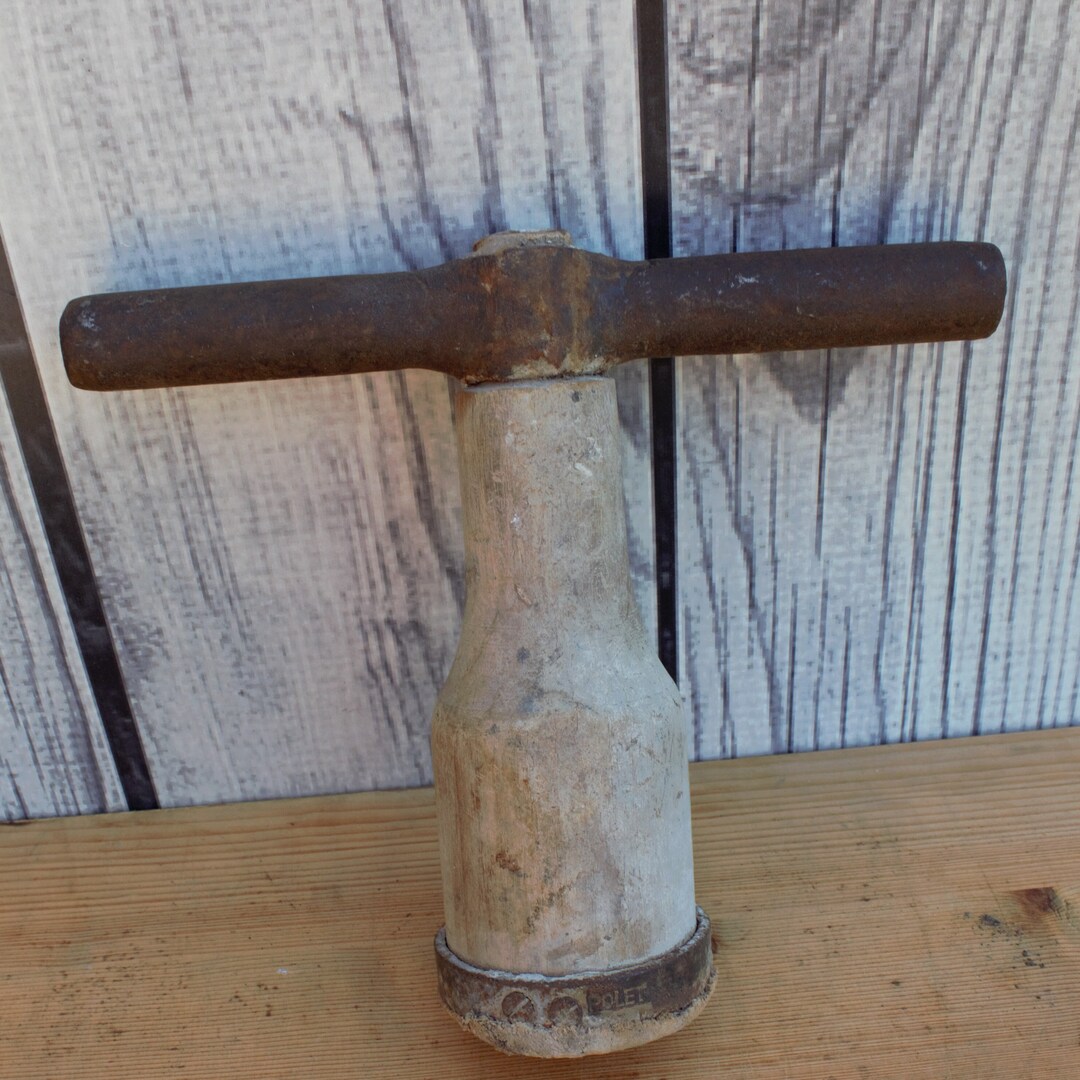 Vintage Wooden Cobblestone Lay Tool in Wood Authentic Polet Brand ...