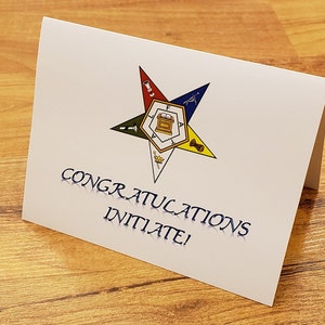 OES Certificate of Initiation Eastern Star - Etsy
