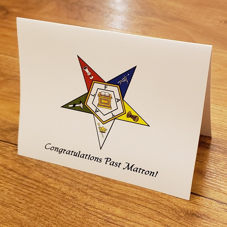 OES WM/WP Certificate of Appreciation Past Worthy Matron and Past ...