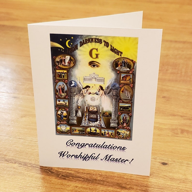 Fraternal Greeting Cards OES Eastern Star Masons Masonic Freemasonry ...