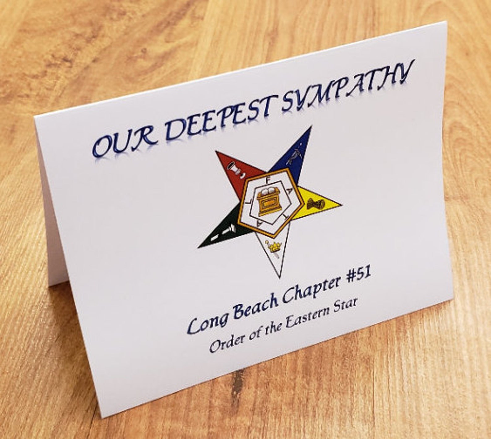 OES 10 Assortment #1 Custom Note Cards 10 Pack Eastern Star Notecards ...