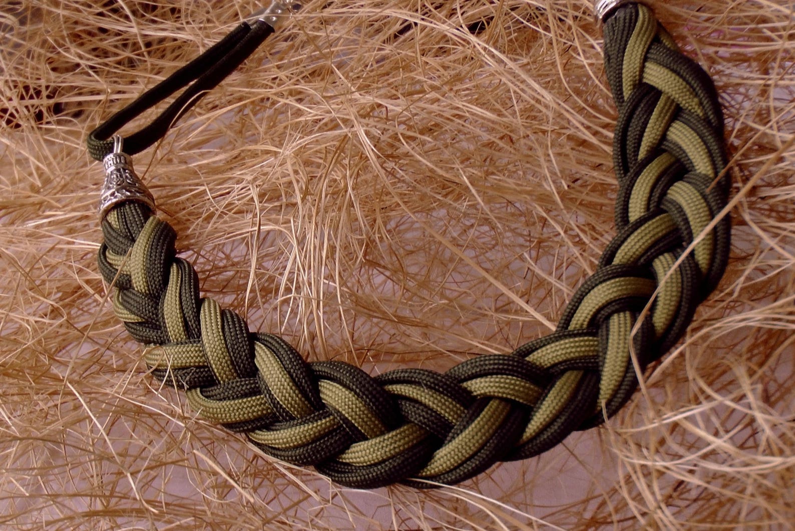 Braided Necklace, Cord Necklace, Paracord Necklace, Braided Statement ...