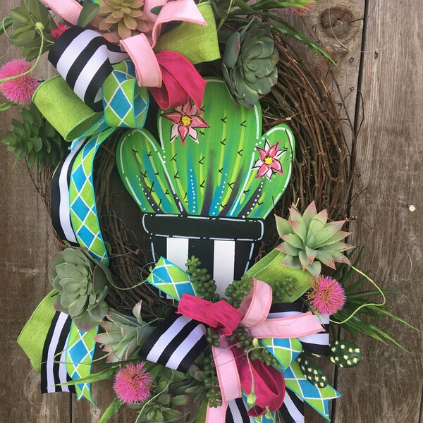 Succulent Wreaths for Front Door - Etsy