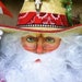 Texas Santa Centerpiece, Christmas Santa Tabletop Decor, Texas Santa ...